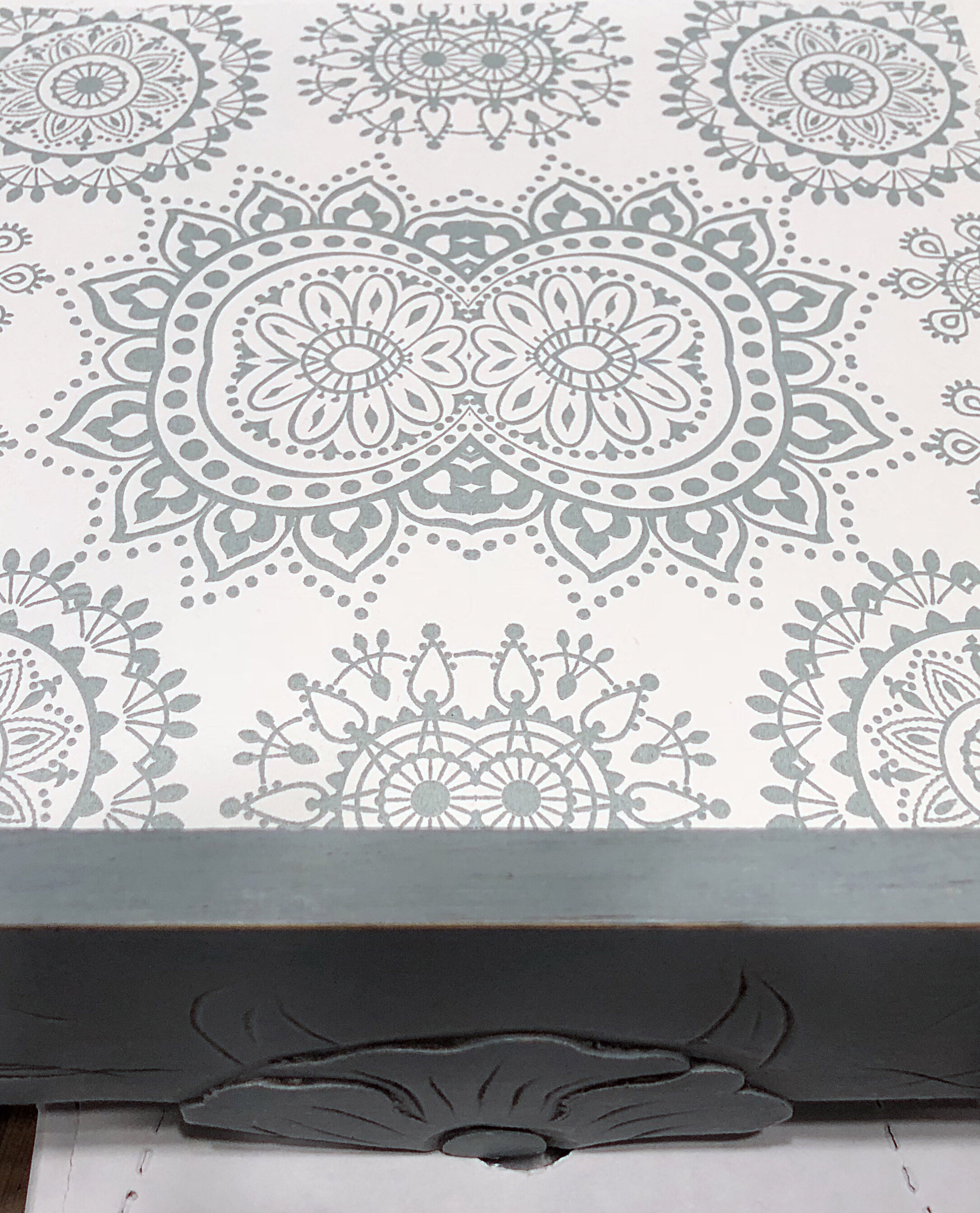 Removable Decoupage Drawer Liners | SharSum Paint