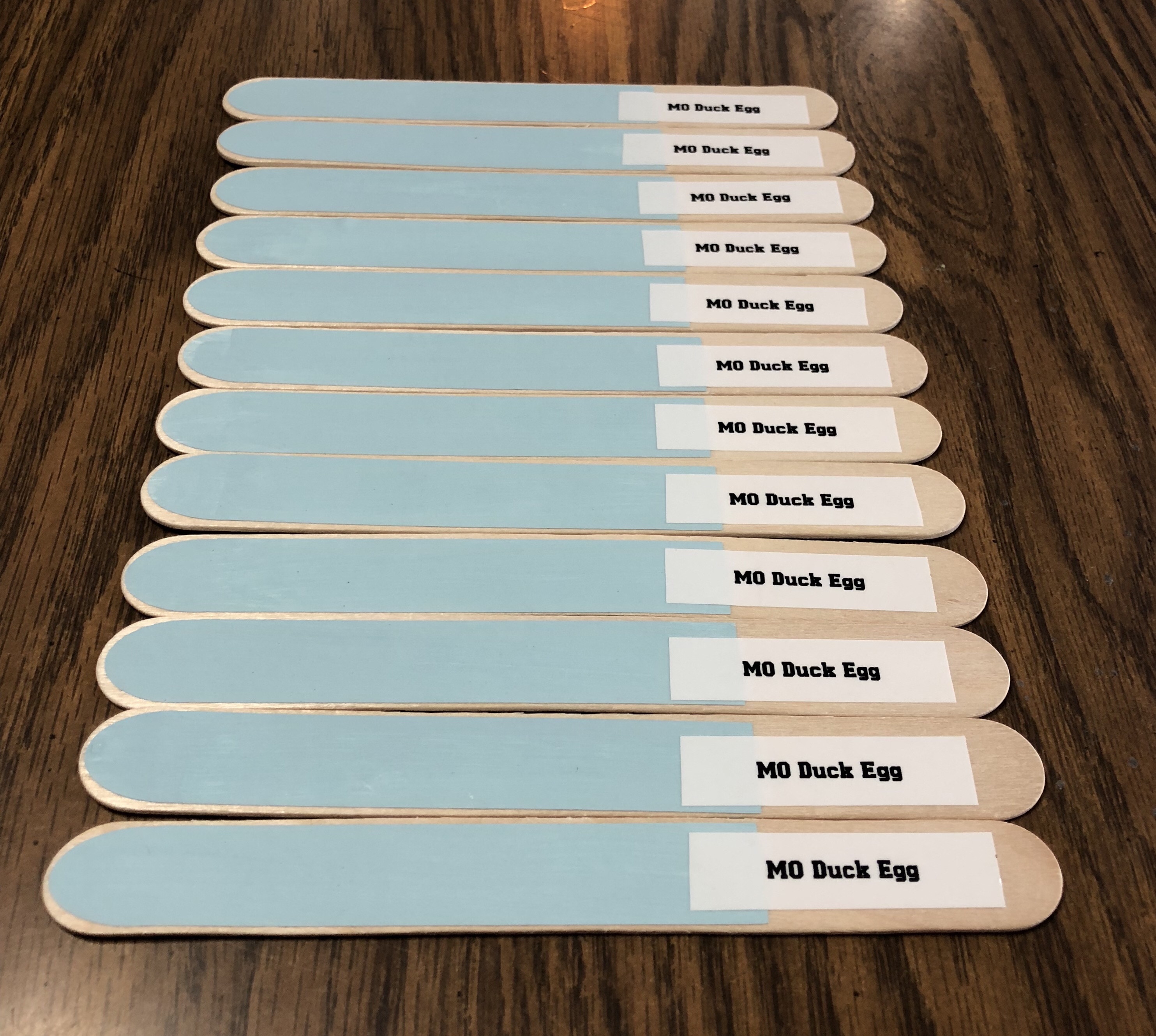 How to Create Paint Color Sample Sticks Using a Silhouette Portrait ...