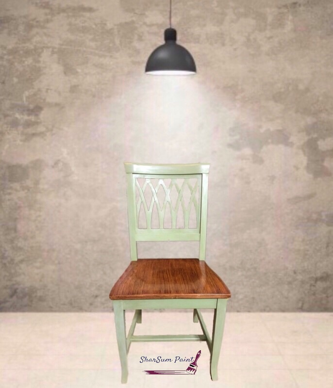 A Painted Desk Chair | SharSum Paint