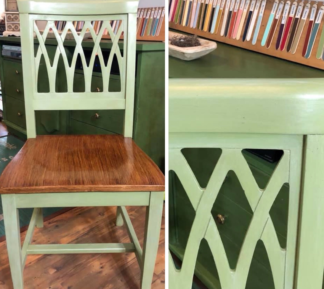 A Painted Desk Chair | SharSum Paint